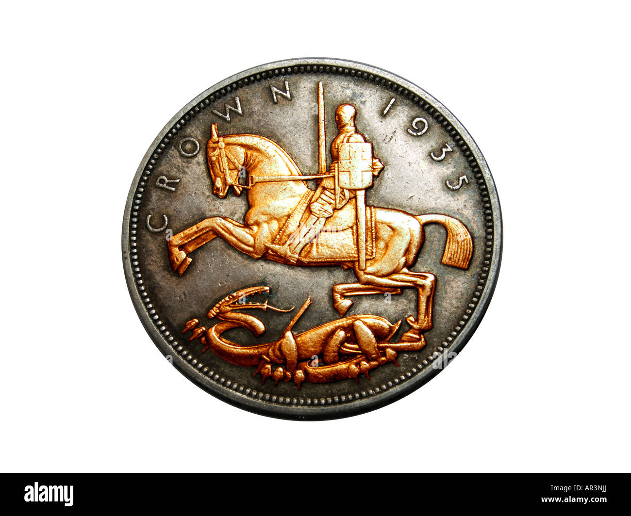Crown Coin George And The Dragon High Resolution Stock Photography and ...