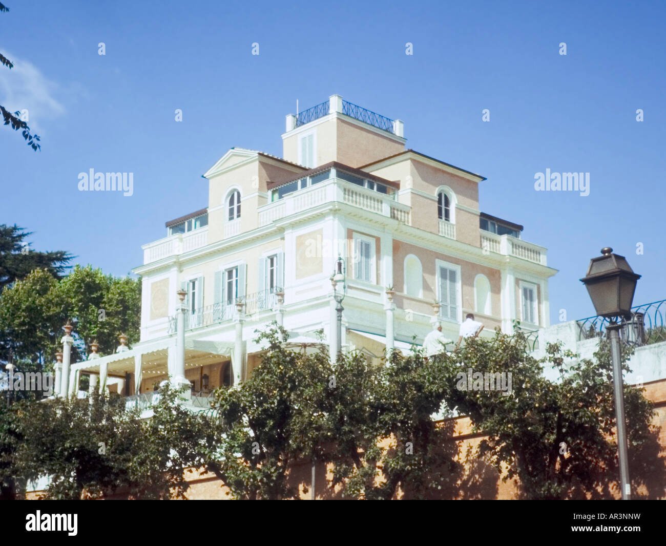 Casina Valadier, Pincian hill gardens, Rome Stock Photo - Alamy