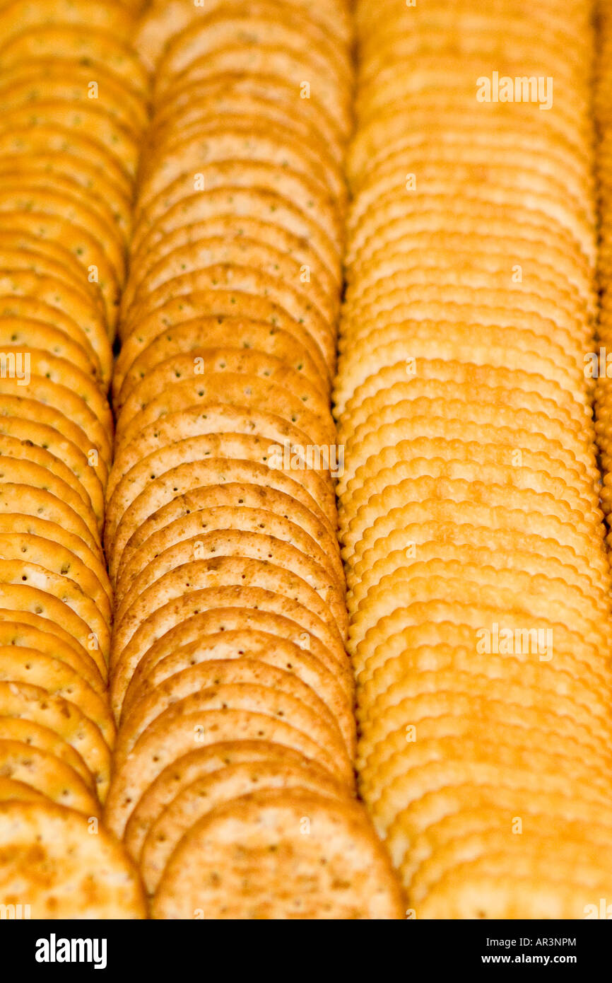 Various Crackers on a Party Platter Stock Photo - Alamy