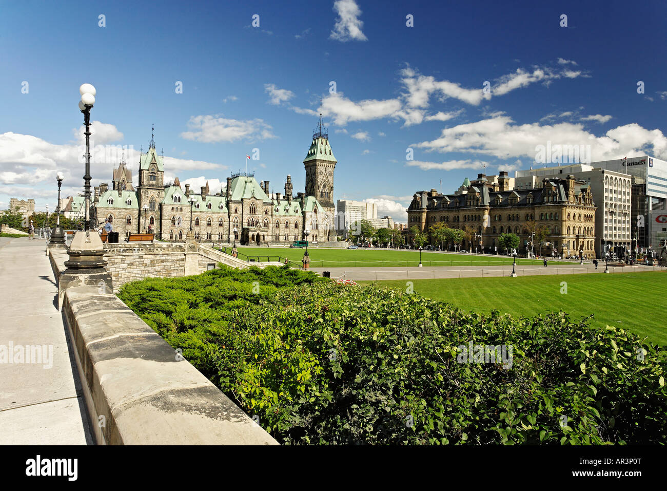 East Block building of Parliament Hill in Ottawa, Canada's Capitol City ...