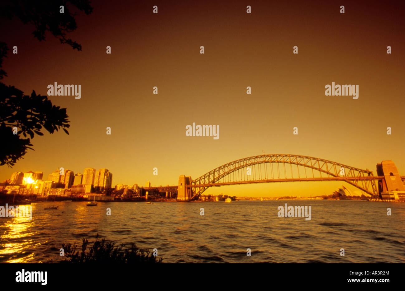 Milson's Point and Sydney Harbour Bridge from Blues Point, Sydney ...