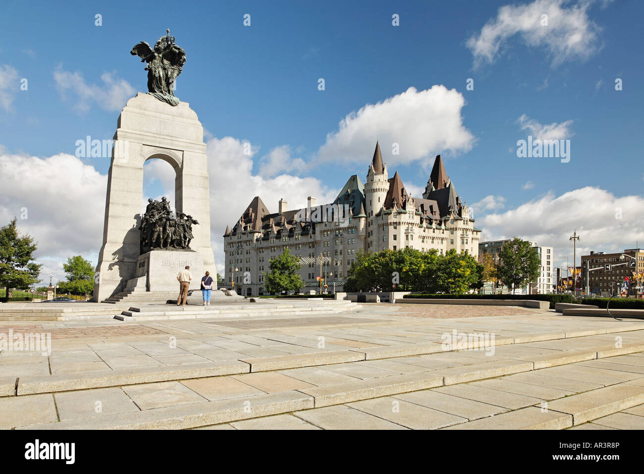 The National War Memorial located on Confederation Square in downtown ...