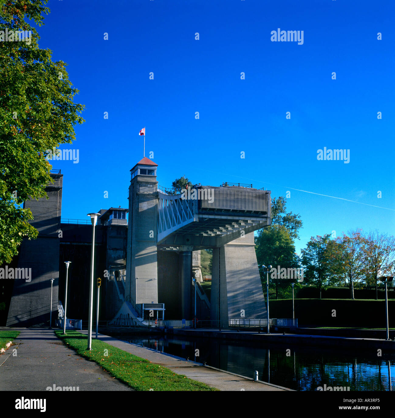 Ontario Canada Peterborough Lift Lock Stock Photo - Alamy