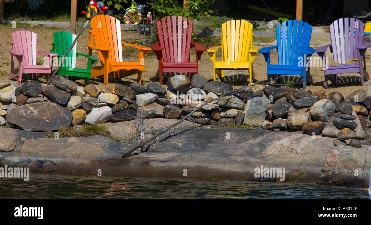 Different colours chairs hi-res stock photography and images - Alamy
