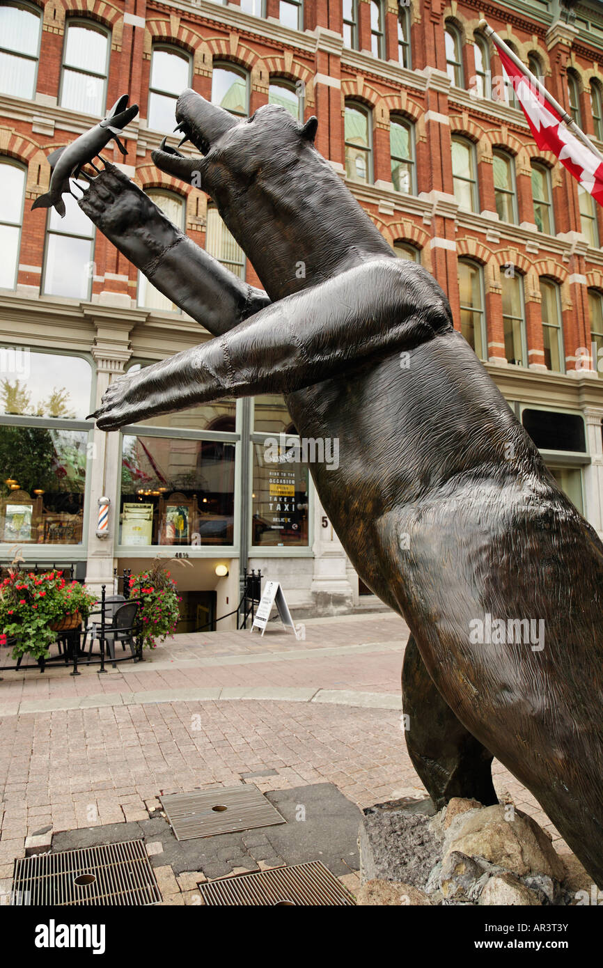 Public sculptures on display on Sparks Street. Sparks Street is one of ...