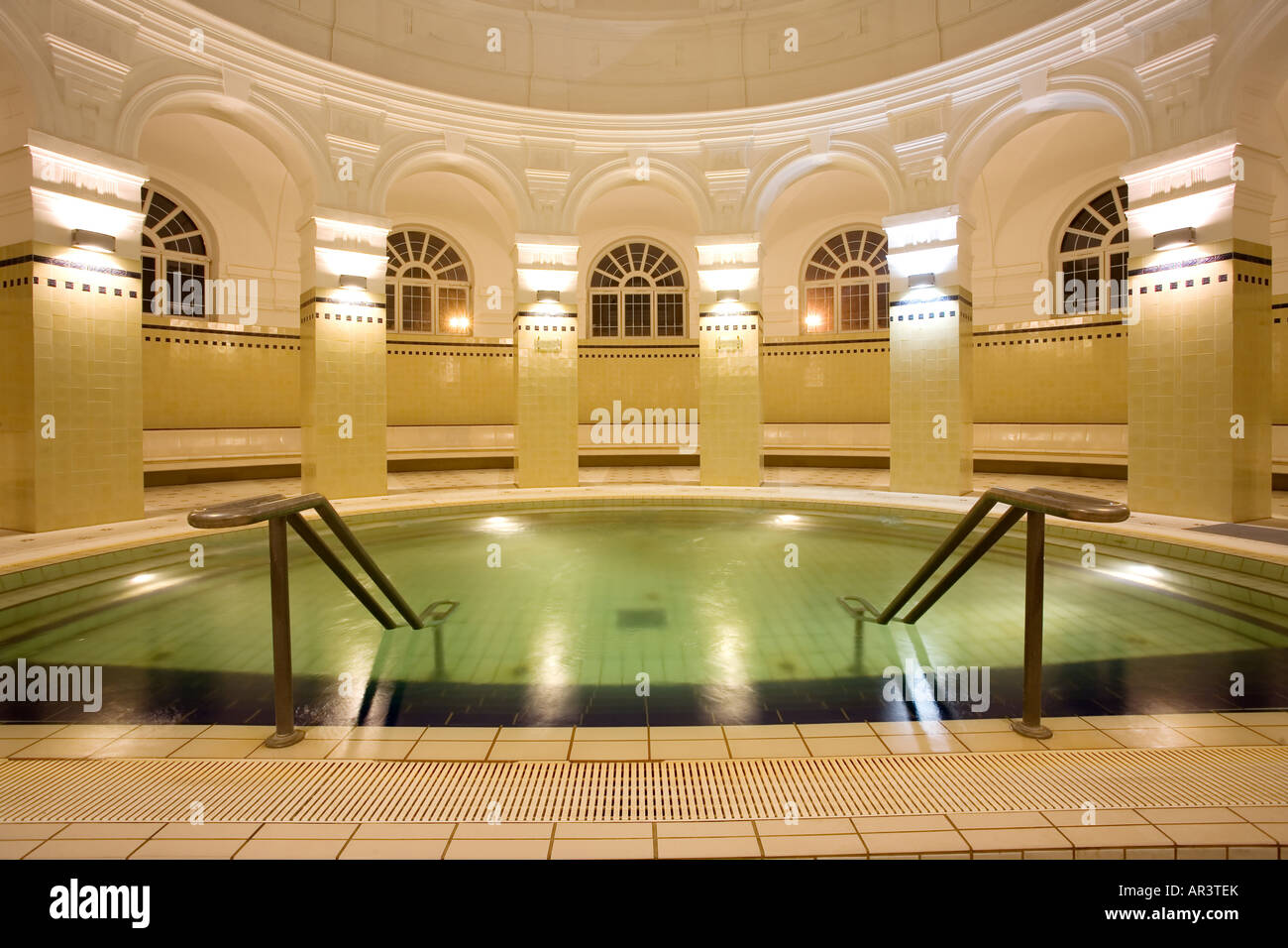swimming pool in the public baths Stock Photo - Alamy