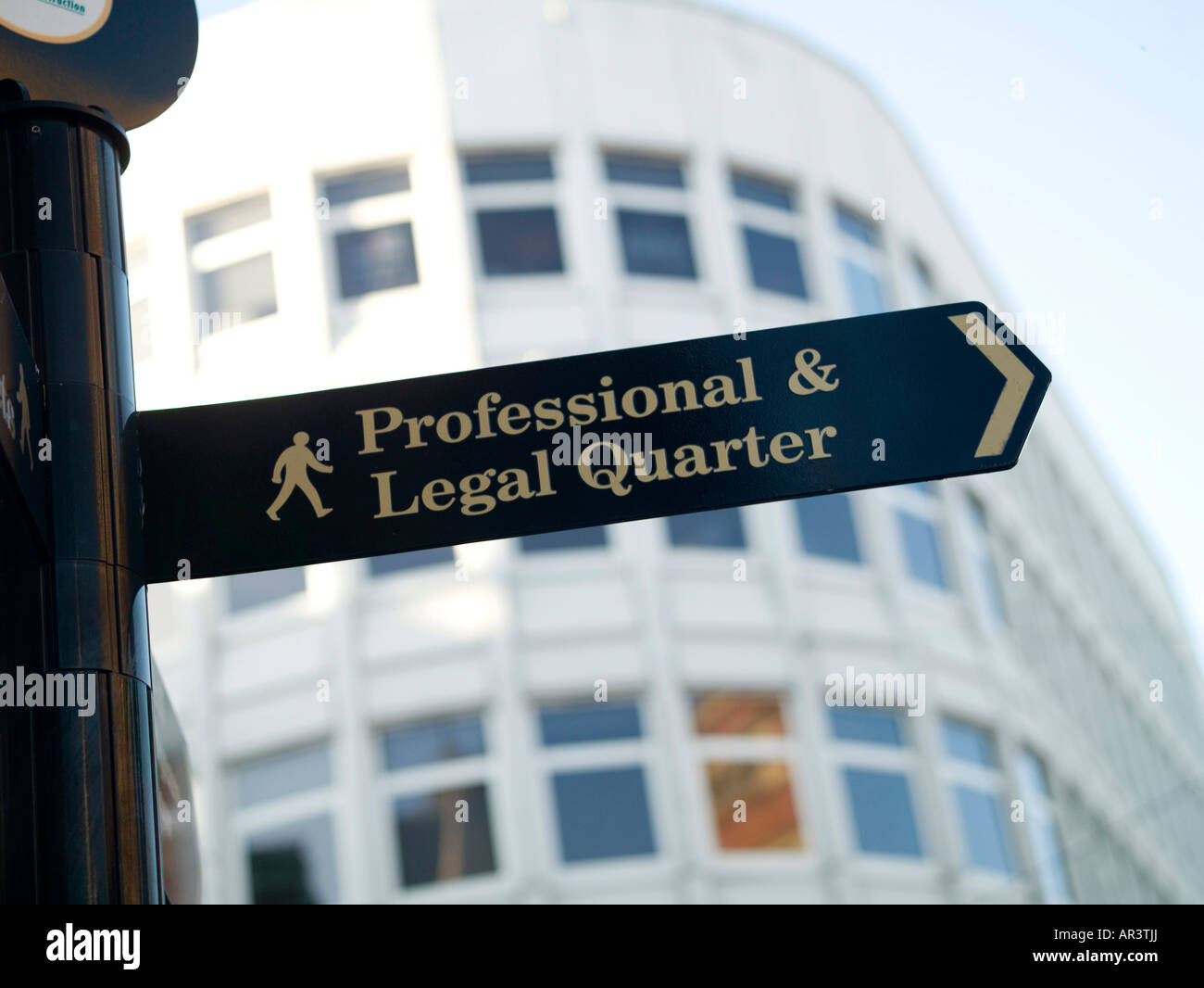 Professional & Legal Quarter Sign, Sheffield, South Yorkshire, England ...