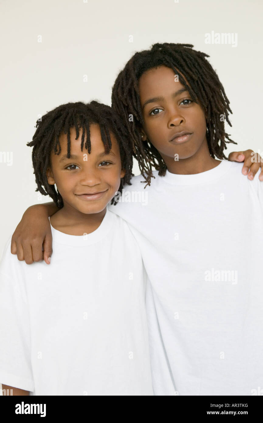 Two Brothers Hugging