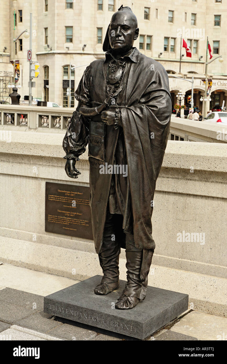 Monument of Thayendanegea Joseph Brant 1742-1807. A notable Mohawk ...