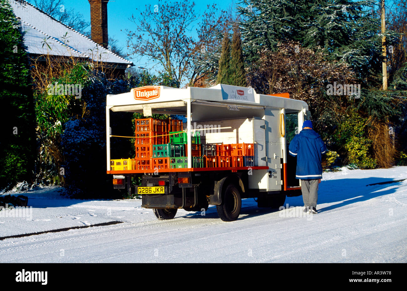Milk float hi-res stock photography and images - Alamy