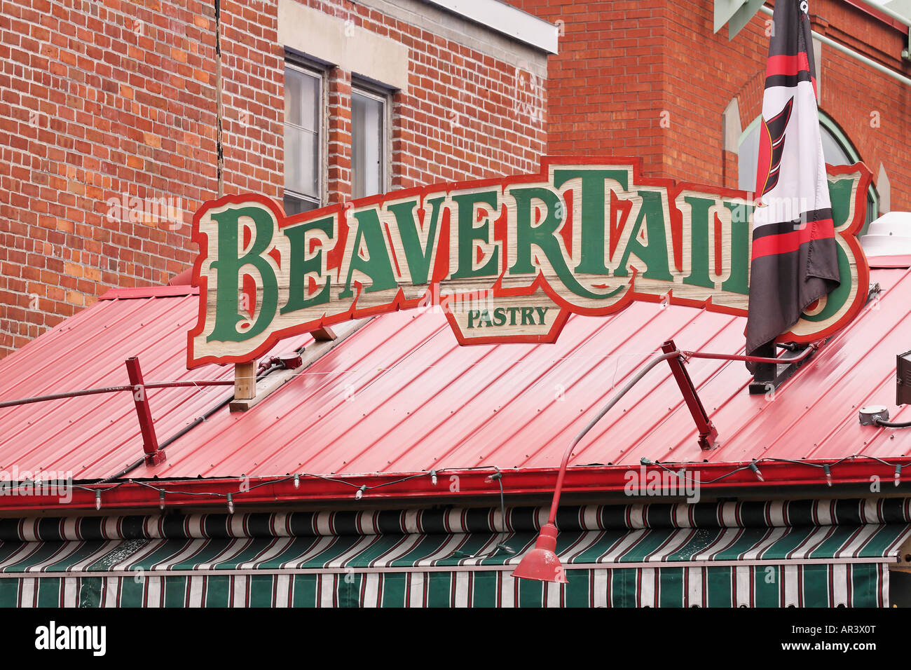 Beavertails Pastry sign at Byward market, Quebec City, Quebec Canada ...