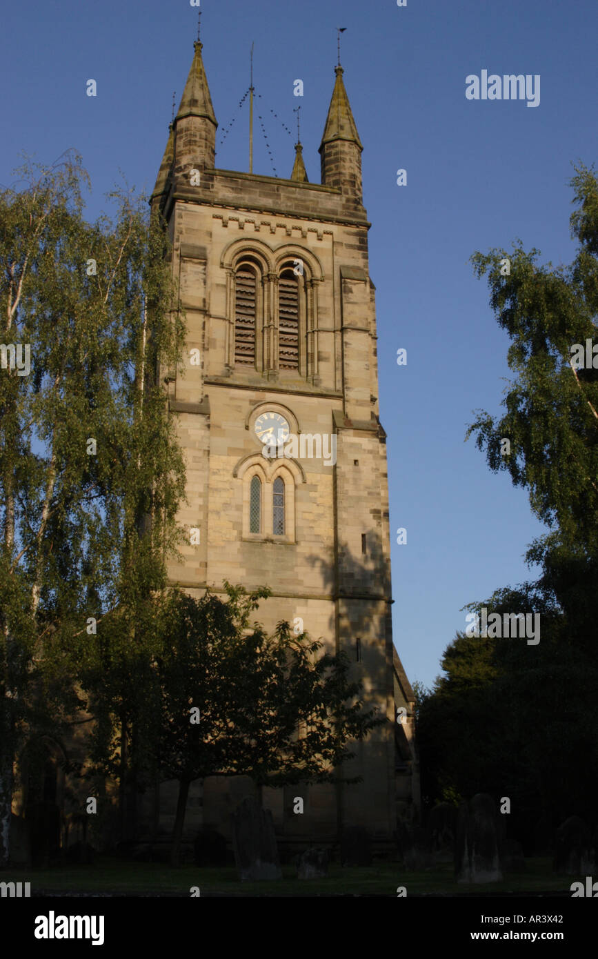 Tower of All Saints Church, Helmsley, North Yorkshire, England Stock ...