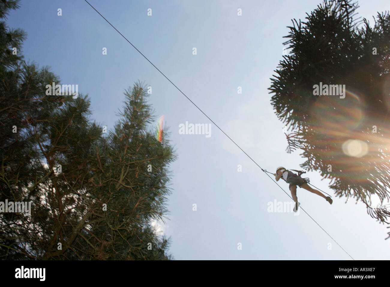 High speed zip wire hi-res stock photography and images - Alamy