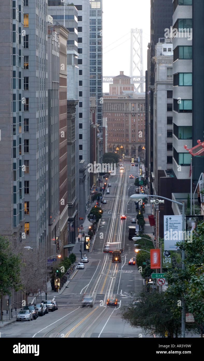 California Street in San Francisco Stock Photo - Alamy