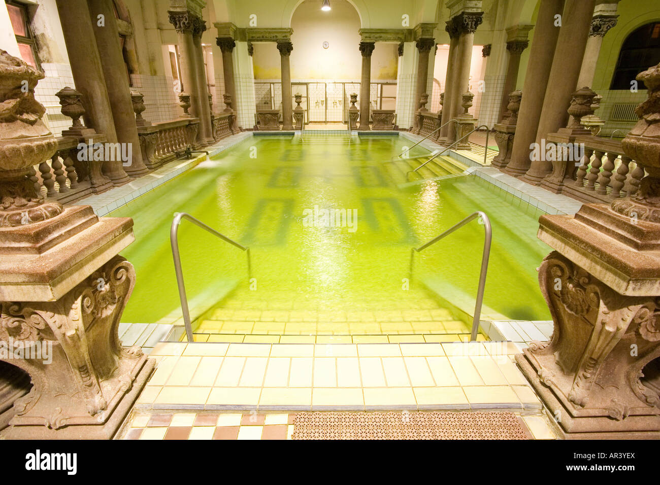 swimming pool in the public baths Stock Photo - Alamy