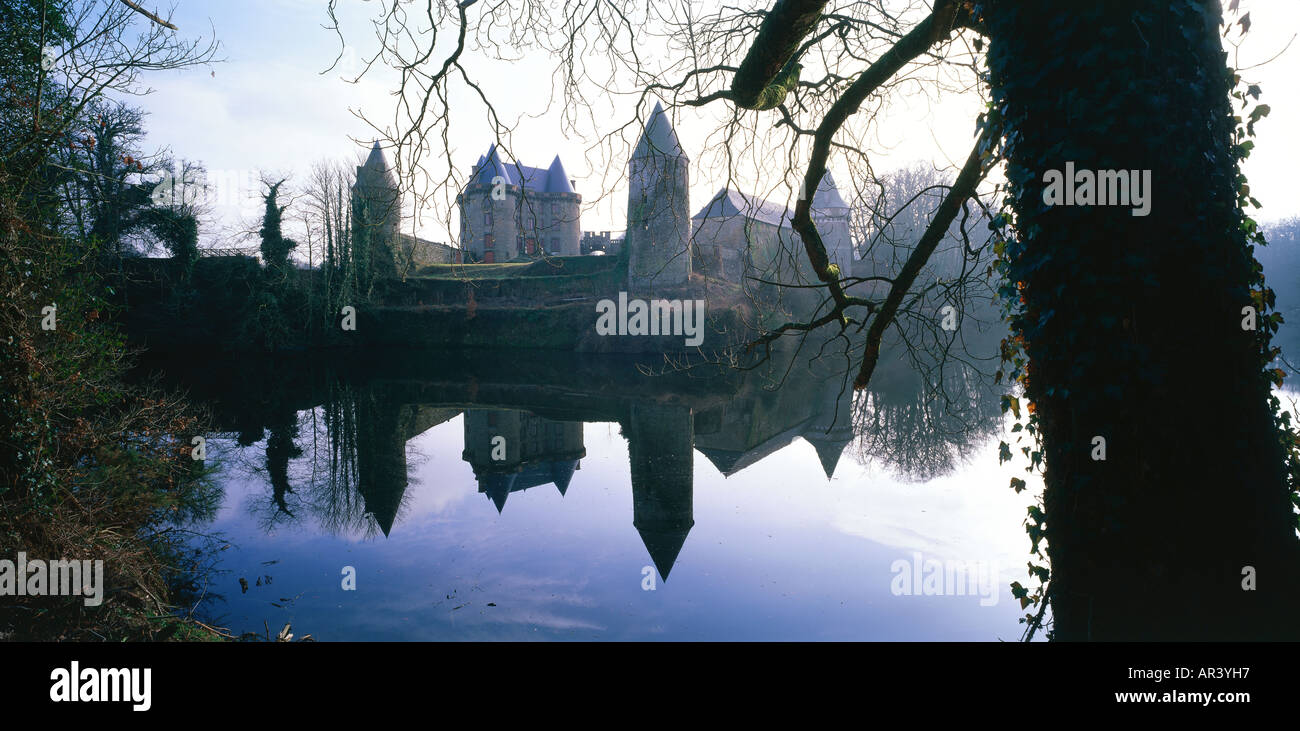 Landal Castle, Brittany, France Stock Photo - Alamy
