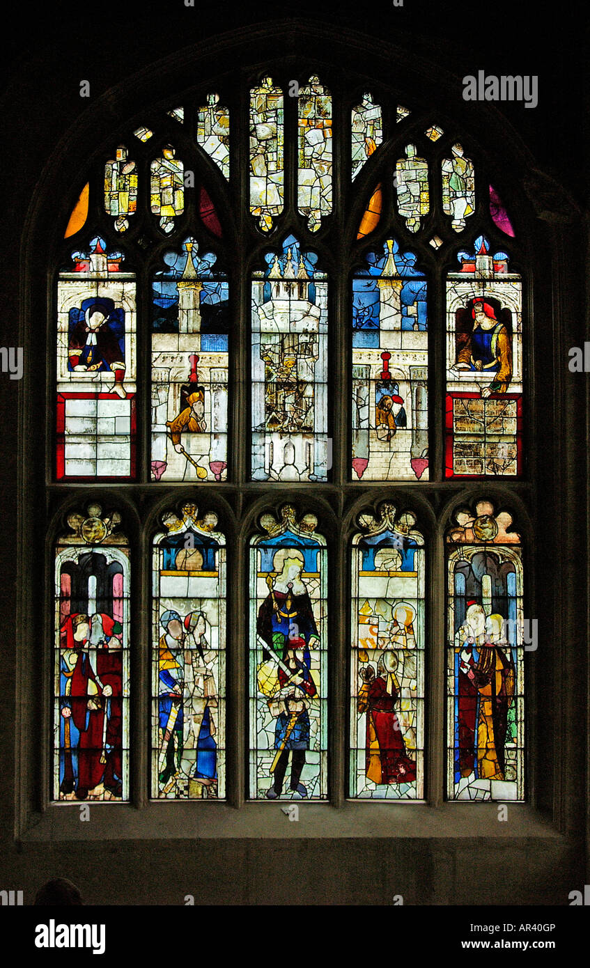 Fairford church, stained glass hi-res stock photography and images - Alamy