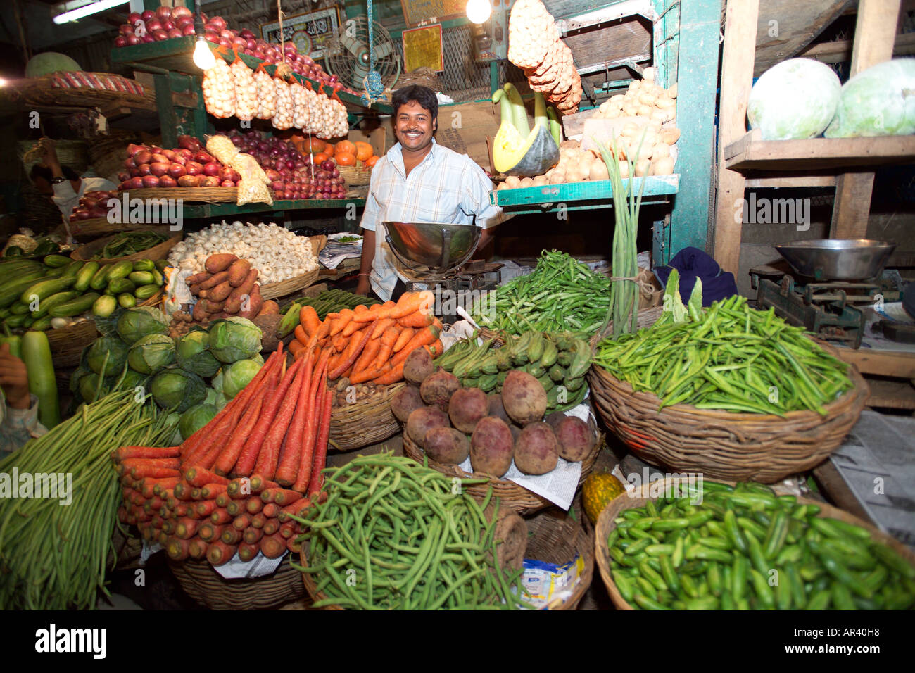Russell Market, Bangalore, India Stock Photo - Alamy