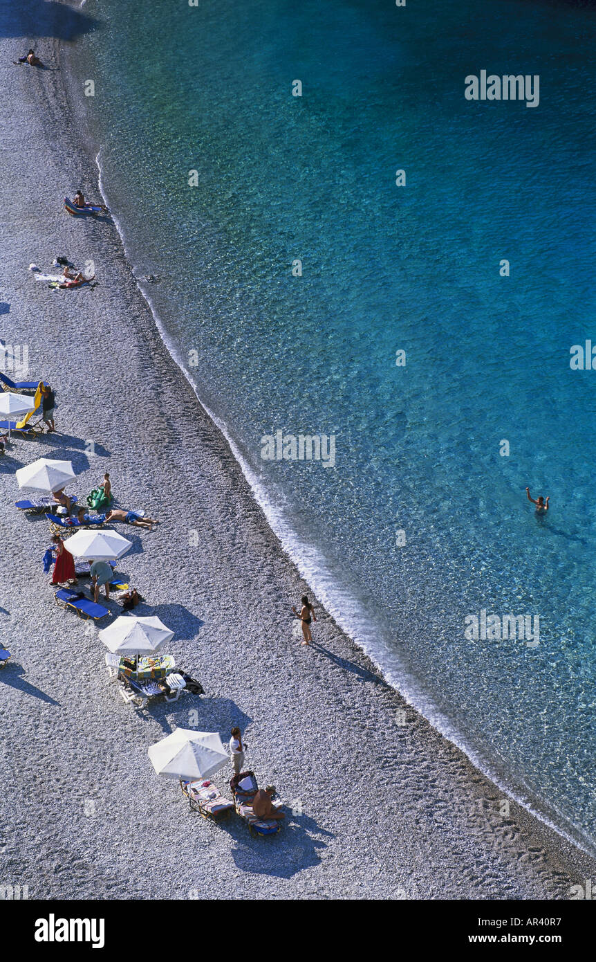 Beach, Bay of Achata, Scarpanto, Dodecanese, Greece Stock Photo - Alamy
