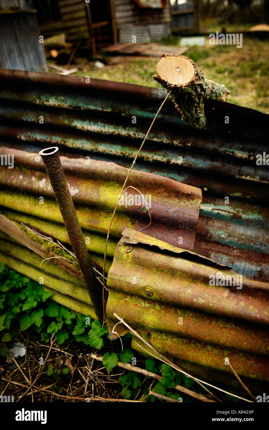 rusty shed, detail Stock Photo - Alamy