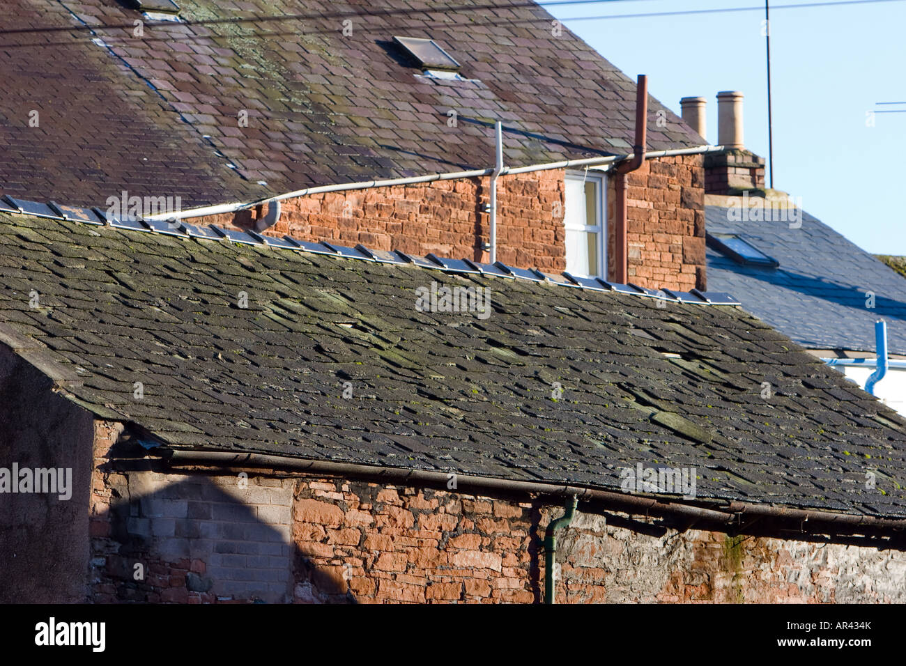 Buildings in Penrith UK 12 10 2007 Stock Photo - Alamy