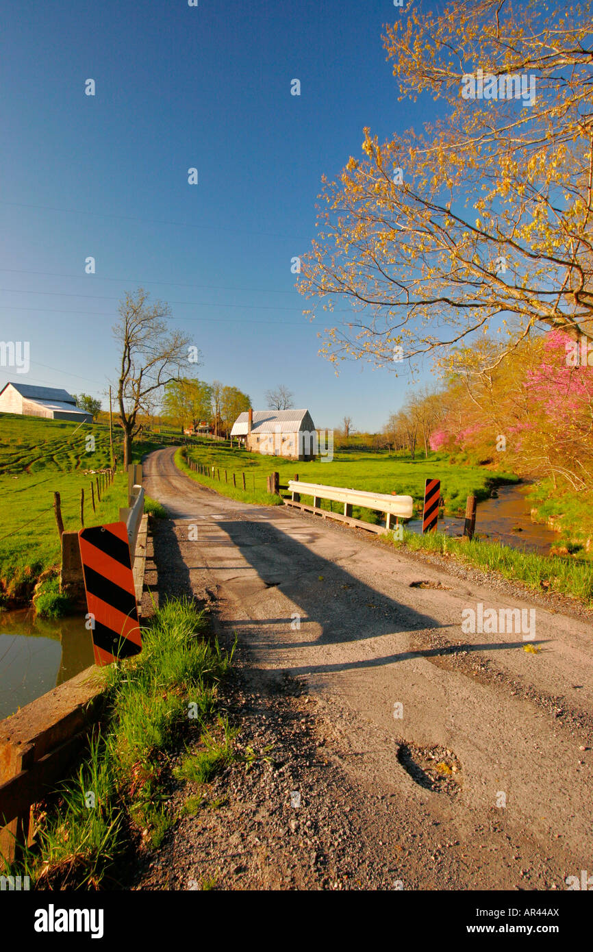 Baylor Mill and Country Road, Swoope, Shenandoah Valley of Virginia ...