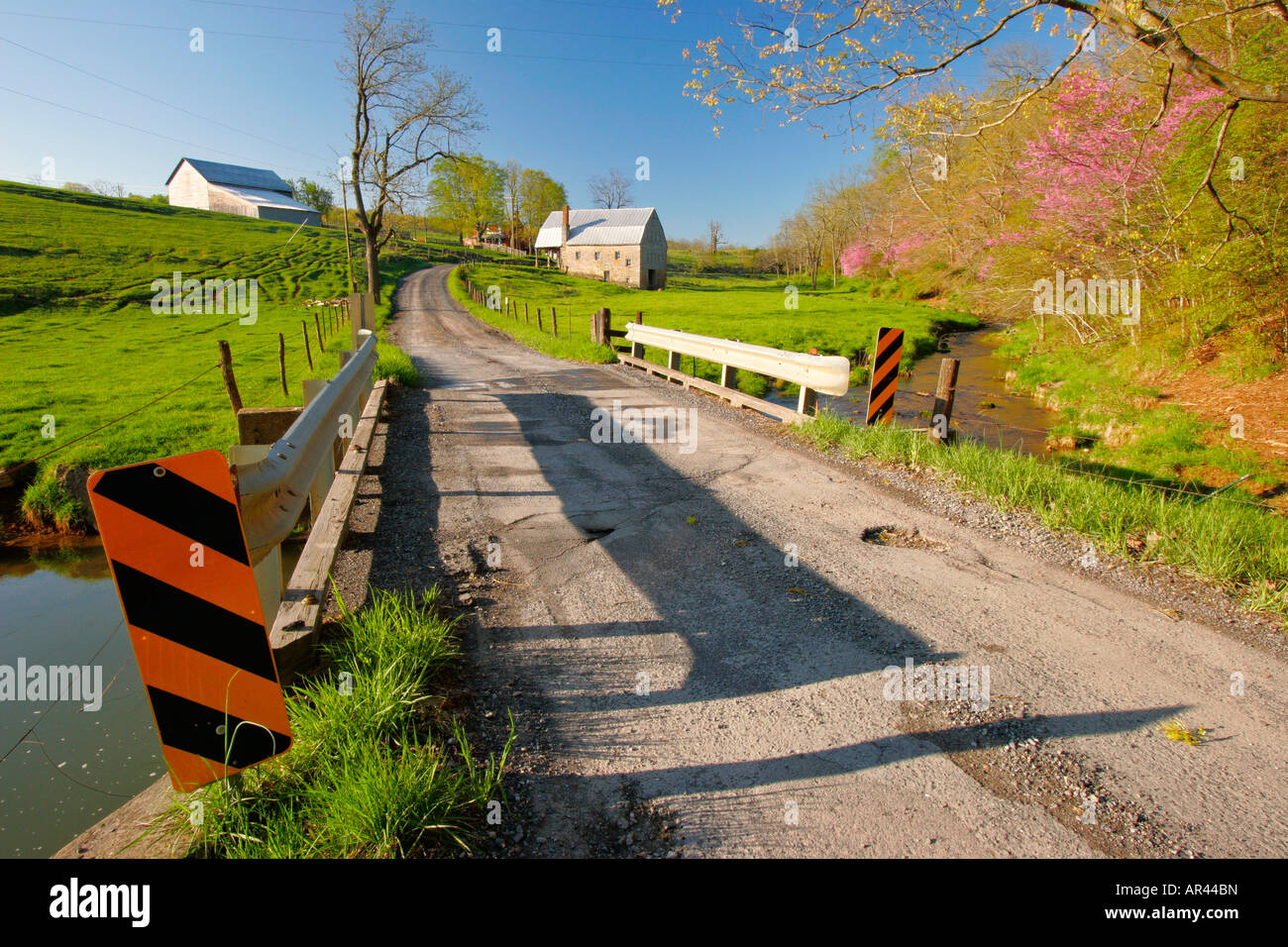 Baylor Mill and Country Road, Swoope, Shenandoah Valley of Virginia ...