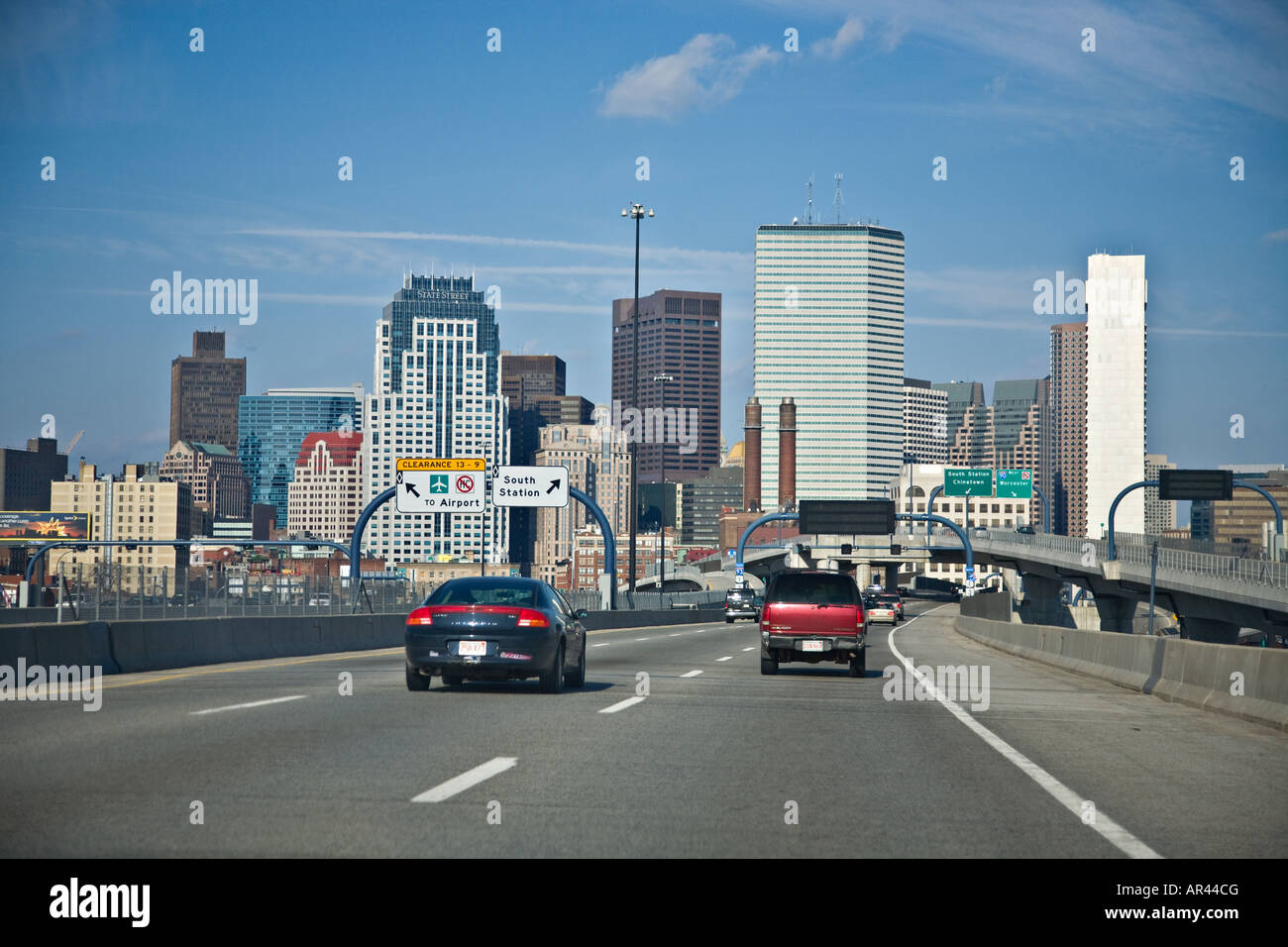 Boston Skyline, Boston, MA, Massachusetts Stock Photo - Alamy