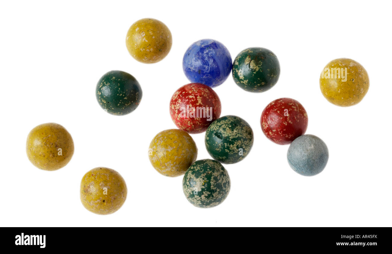 Playing marbles vintage hi-res stock photography and images - Alamy
