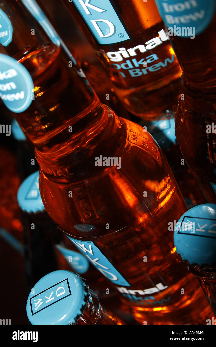 bottles of wkd Stock Photo - Alamy