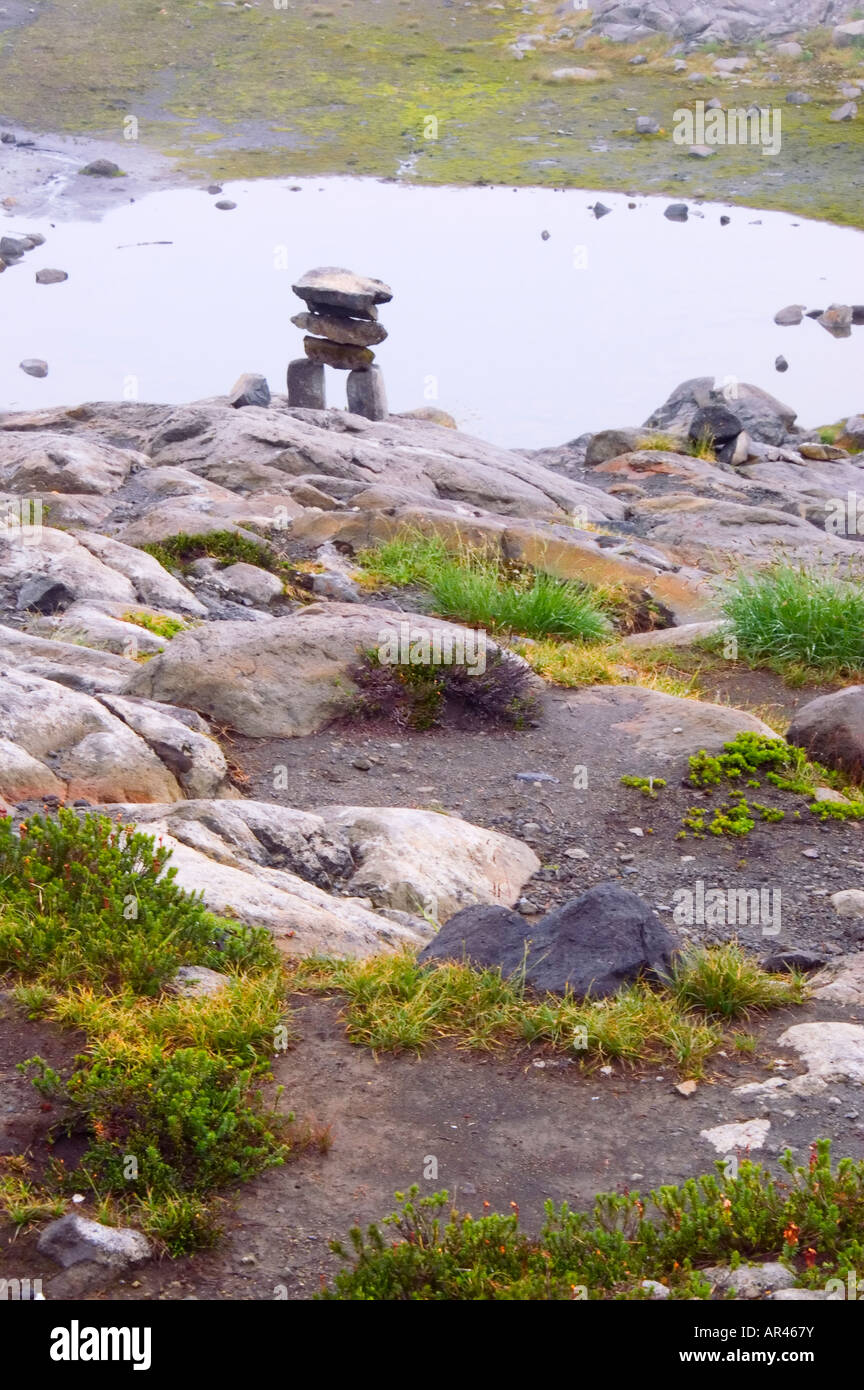 Tarn and Rocks at Artist Point Stock Photo - Alamy