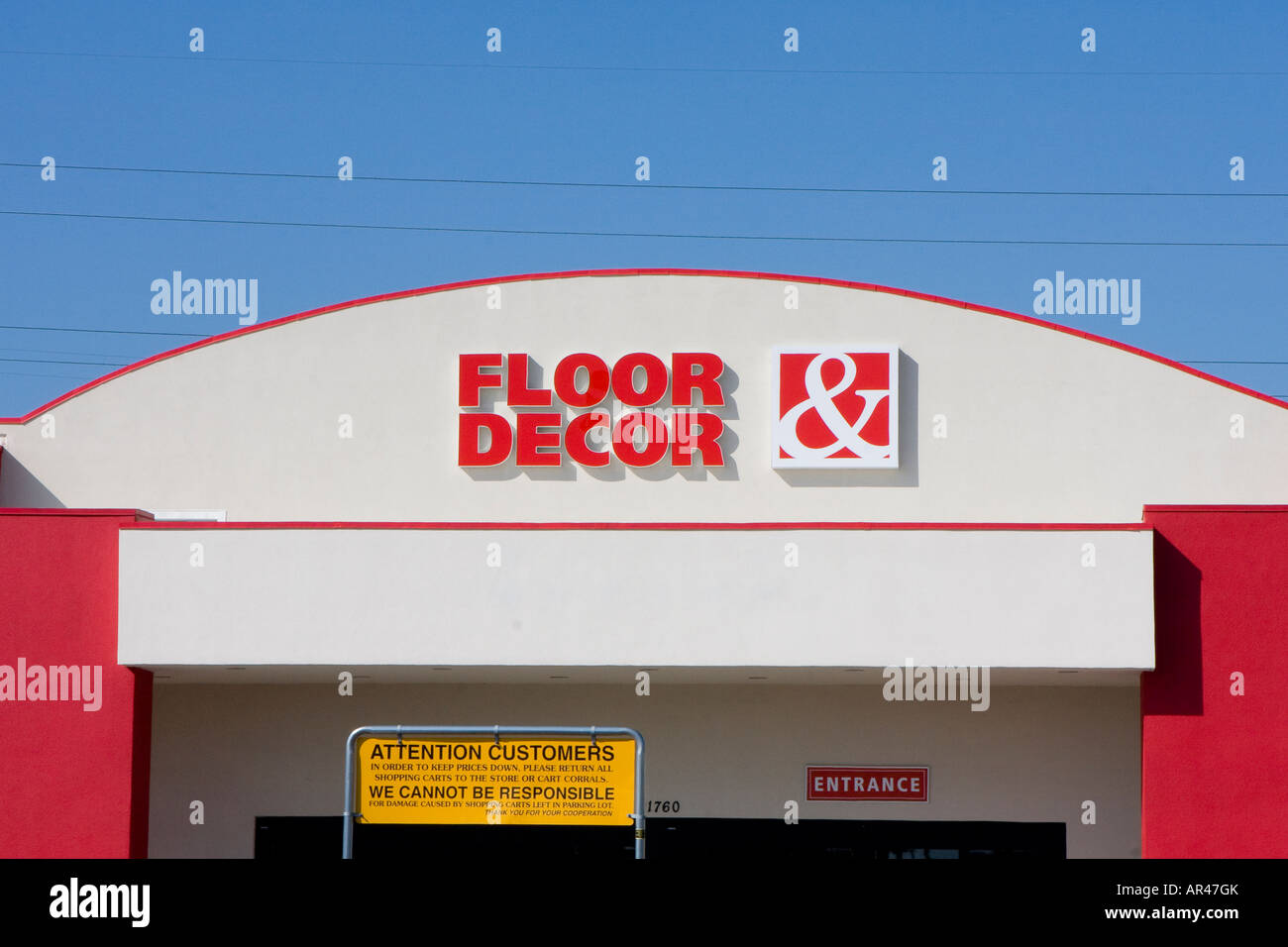 Storefront for floor décor Stock Photo - Alamy