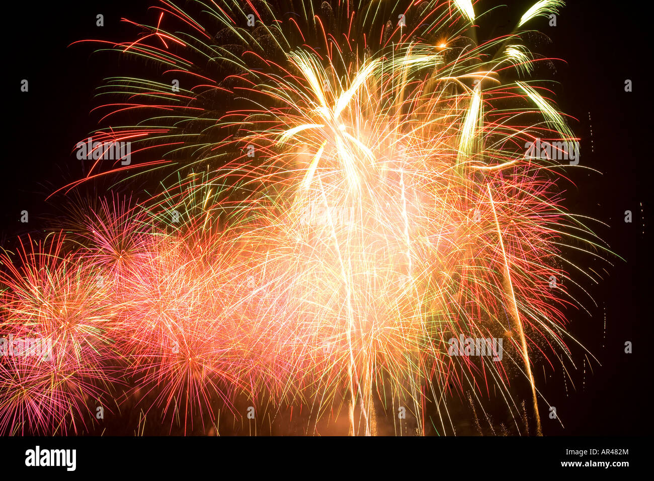With fireworks hi-res stock photography and images - Alamy