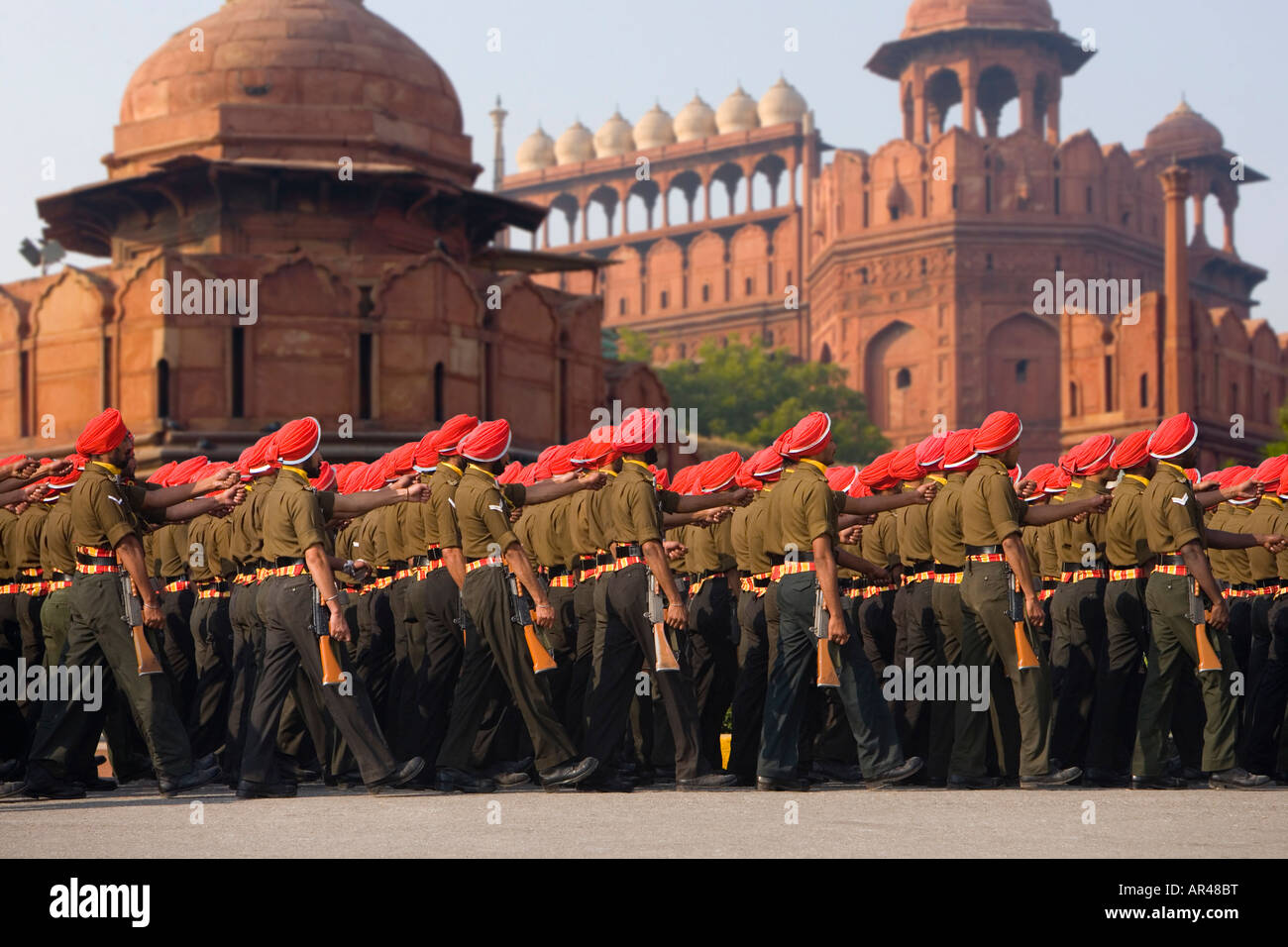Indian soldiers marching, New Delhi, India Stock Photo - Alamy