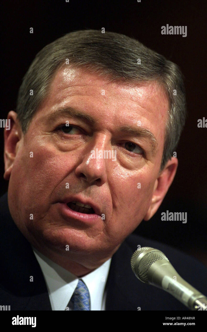 Washington, DC 1/16/01: Former Senator John Ashcroft at Senate ...