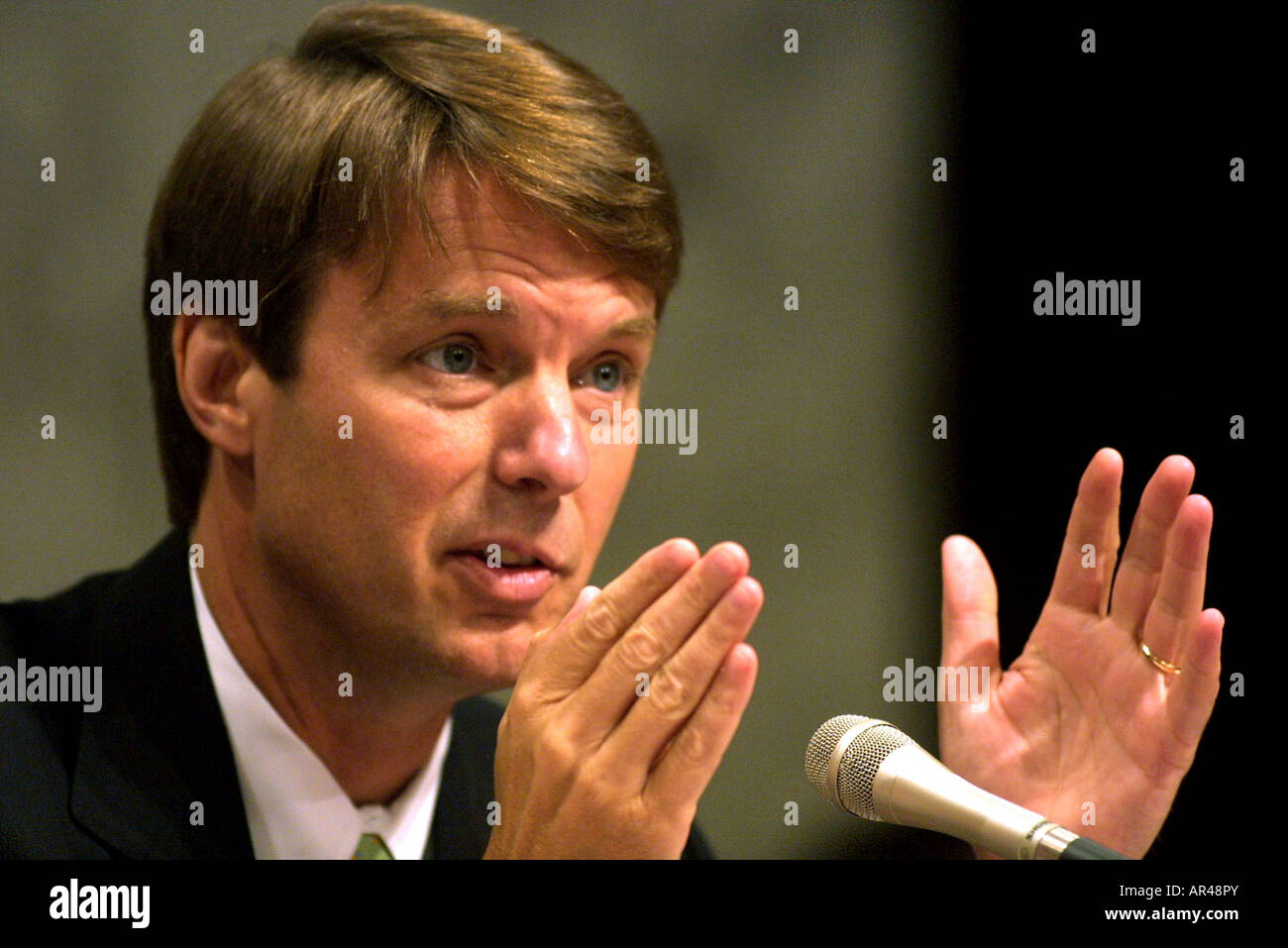 Sen. John Edwards - D NC Stock Photo - Alamy
