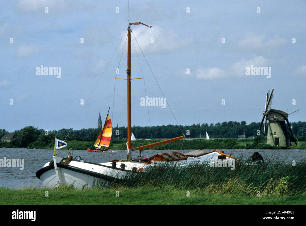 The Kaag Lake Leiden Holland Netherlands boat ship Stock Photo - Alamy