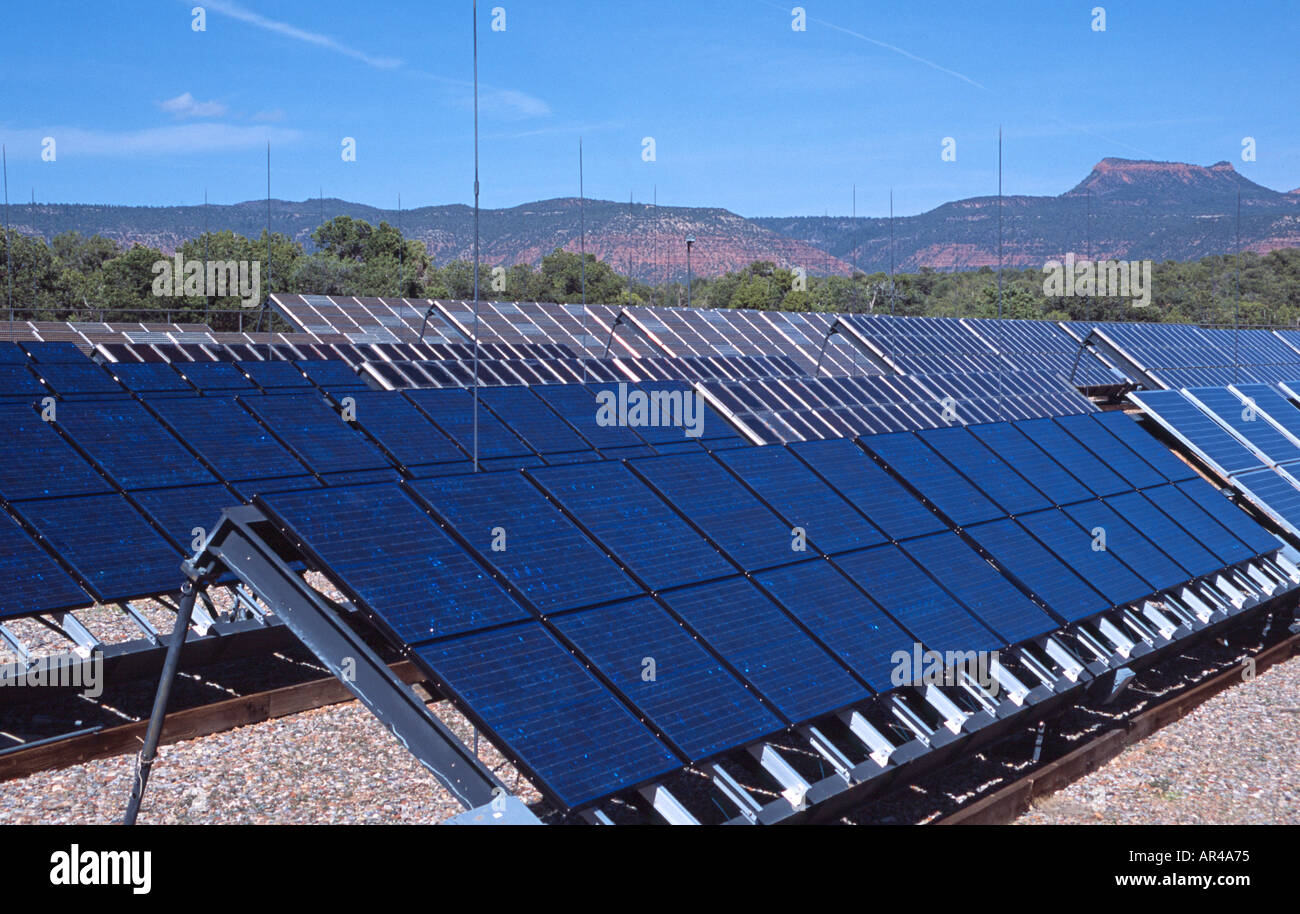 Photovoltaic array Solar power station Natural Bridges National ...