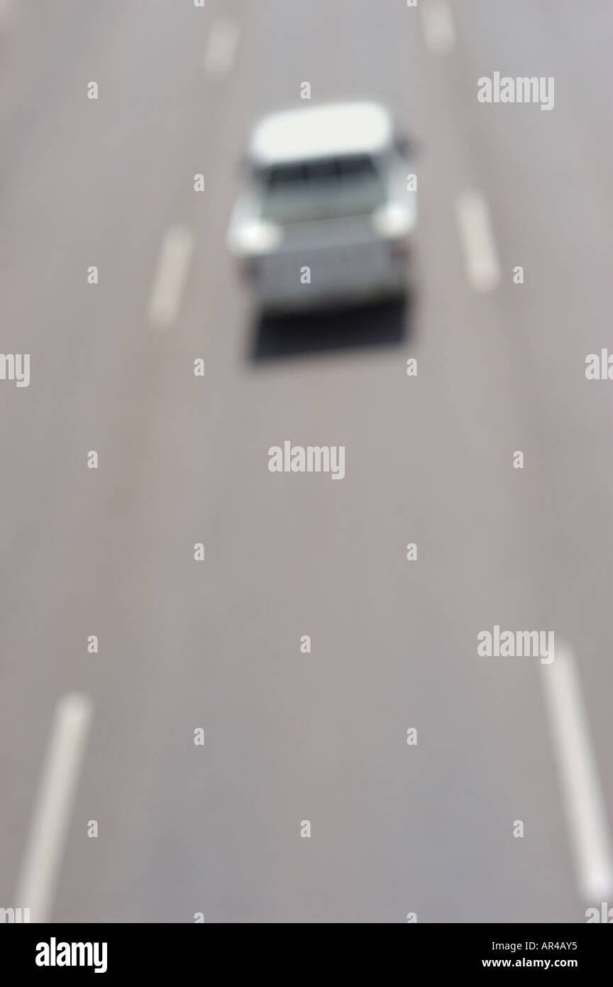 Car on the freeway Stock Photo - Alamy