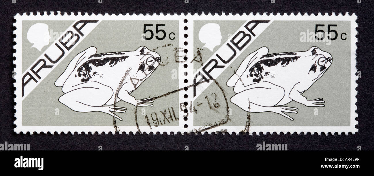 Aruba postage stamps Stock Photo - Alamy