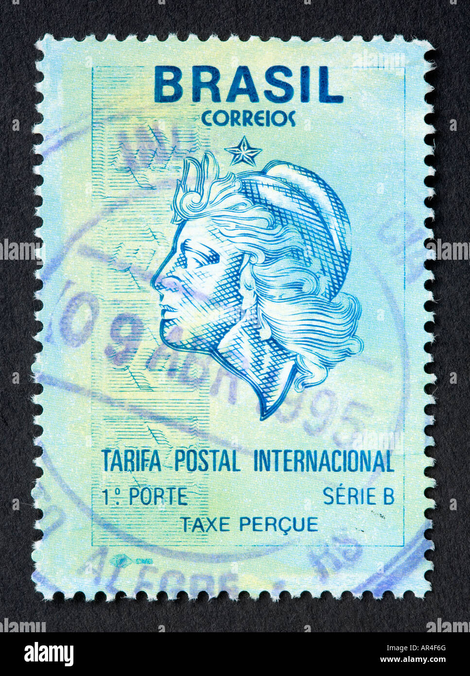 Brazilian postage stamp Stock Photo - Alamy