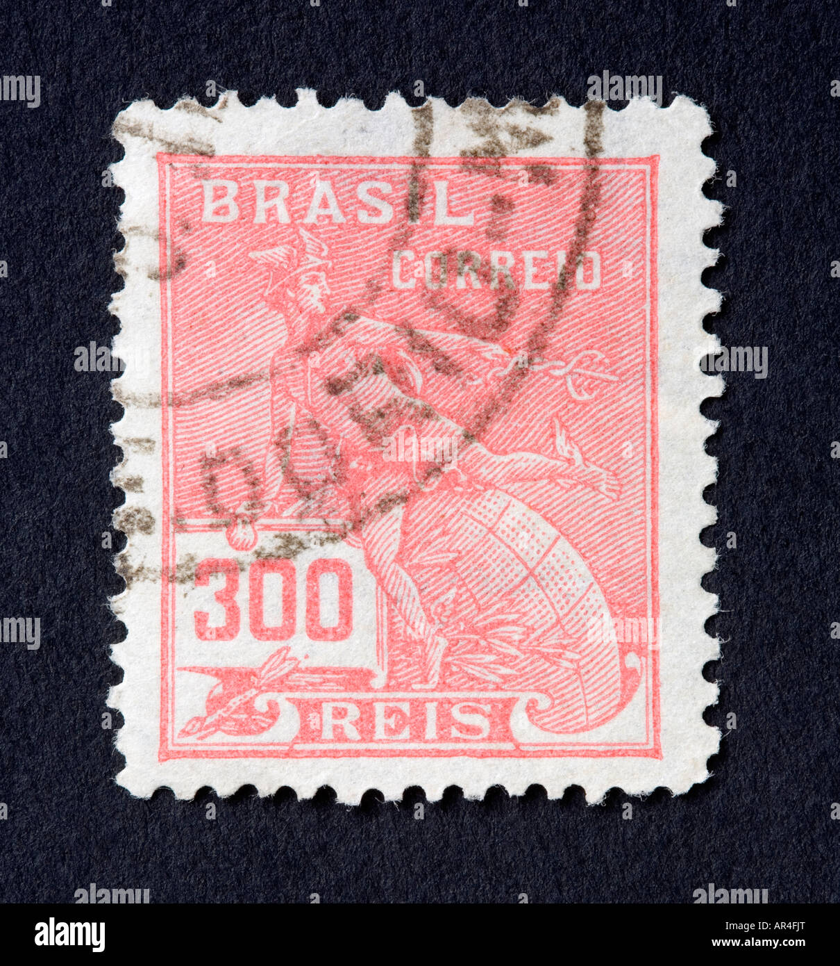Brazilian postage stamp Stock Photo - Alamy