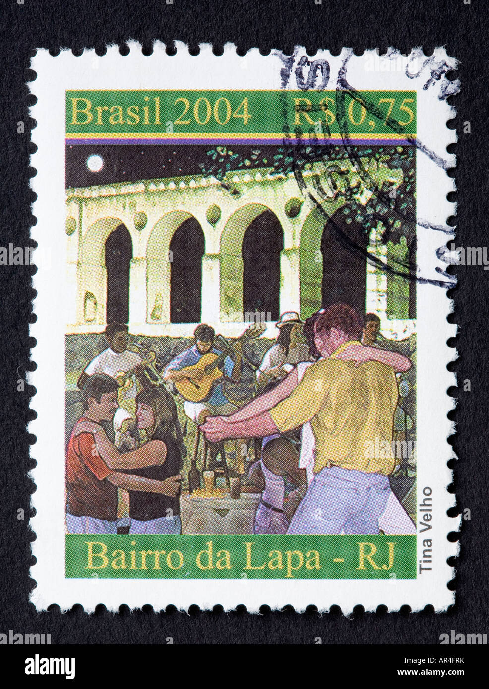 Brazilian postage stamp Stock Photo - Alamy