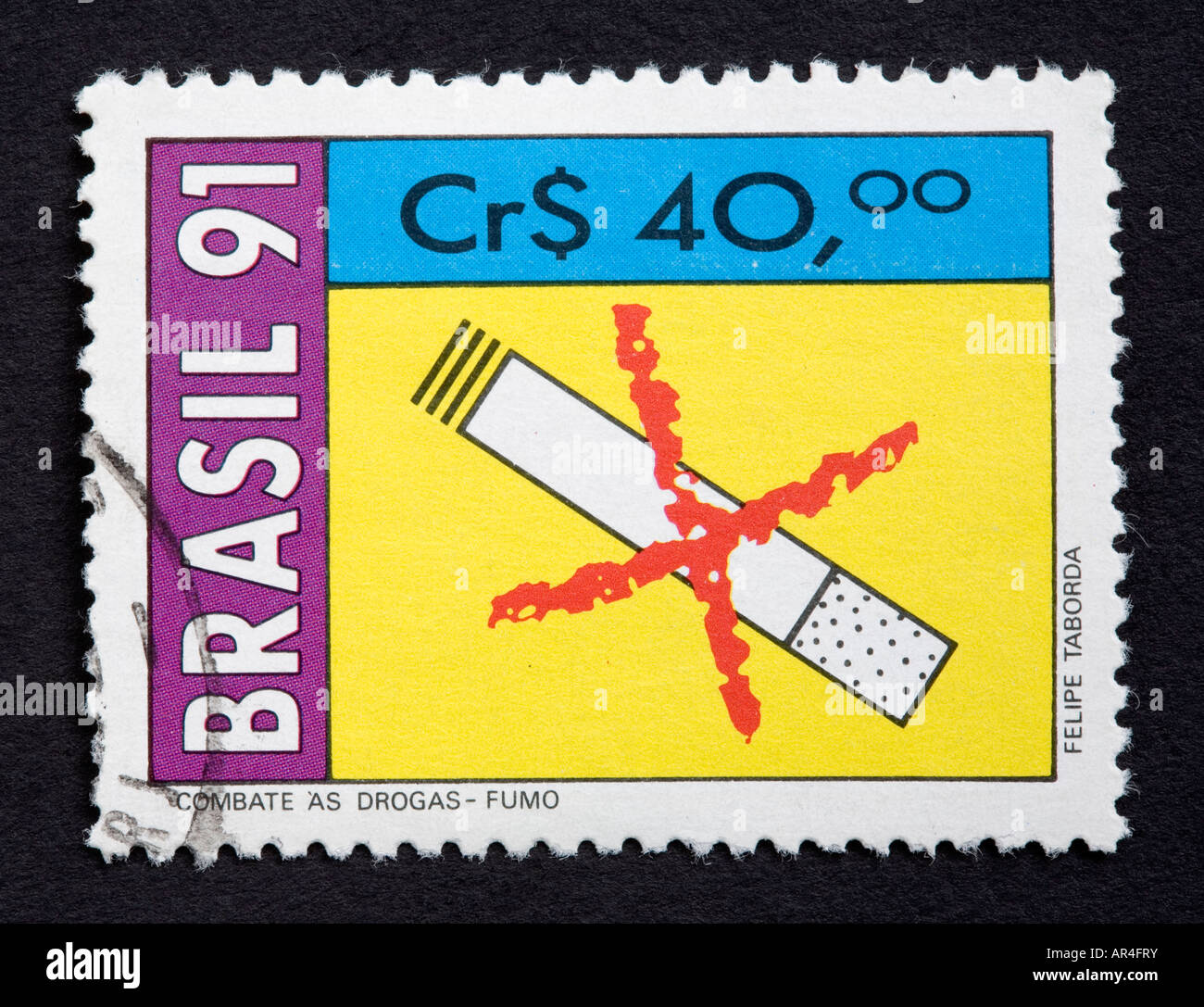 Brazilian postage stamp Stock Photo - Alamy