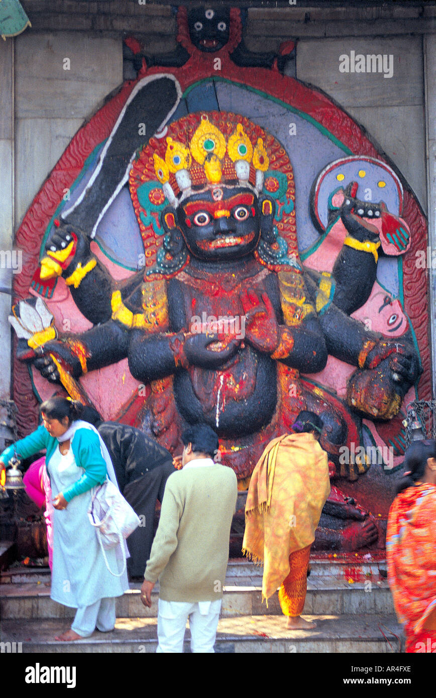 Hindu Temple on the streets of Patan Nepal Stock Photo - Alamy