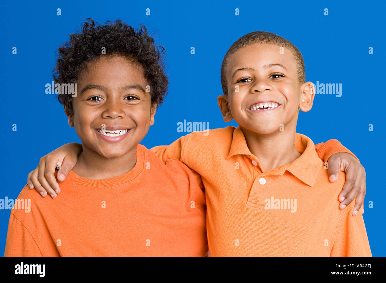 Two multi ethnic boys hi-res stock photography and images - Alamy