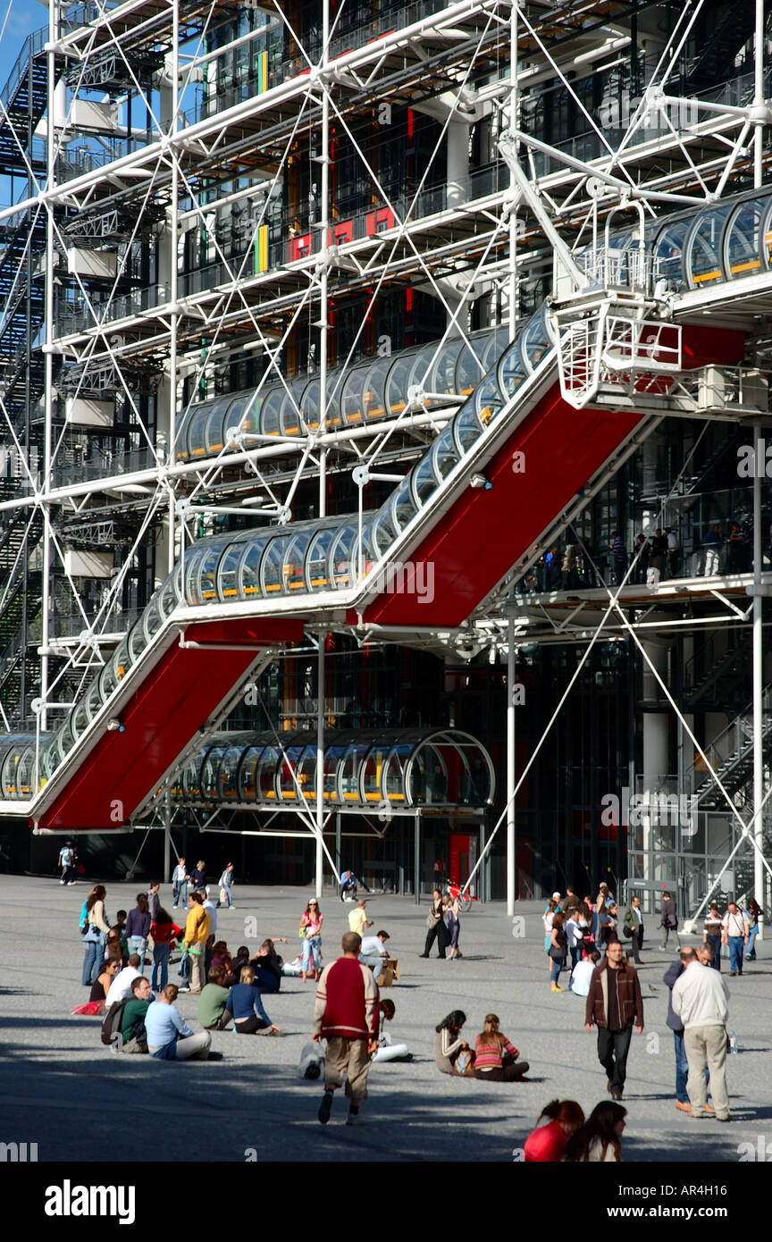Pompidou center Paris France July 2005 Stock Photo - Alamy