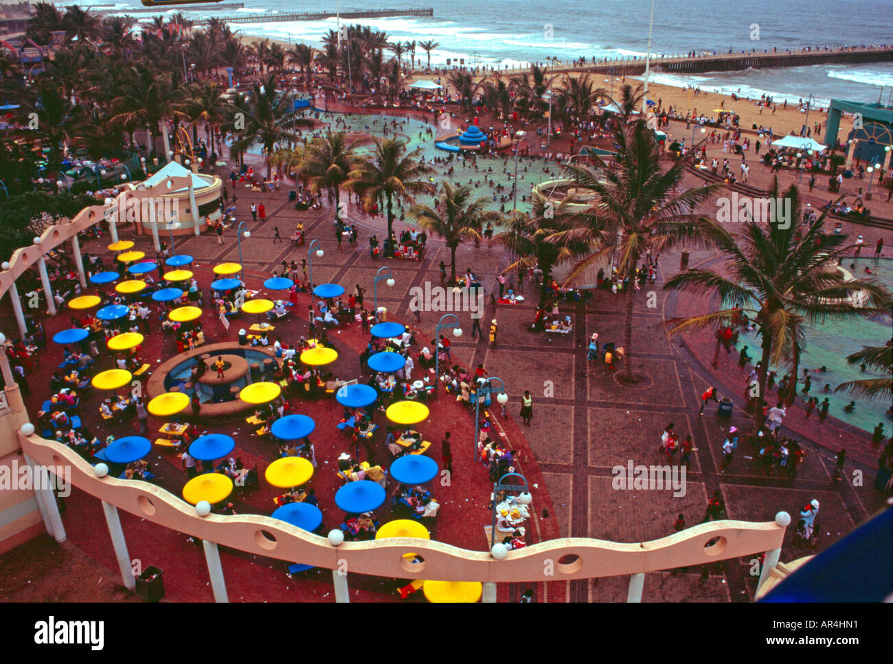 Durban South Beach Funfair Stock Photo - Alamy