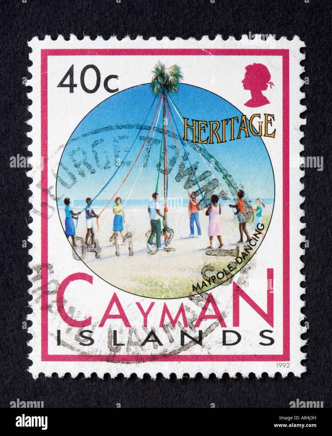 Cayman Islands postage stamp Stock Photo - Alamy