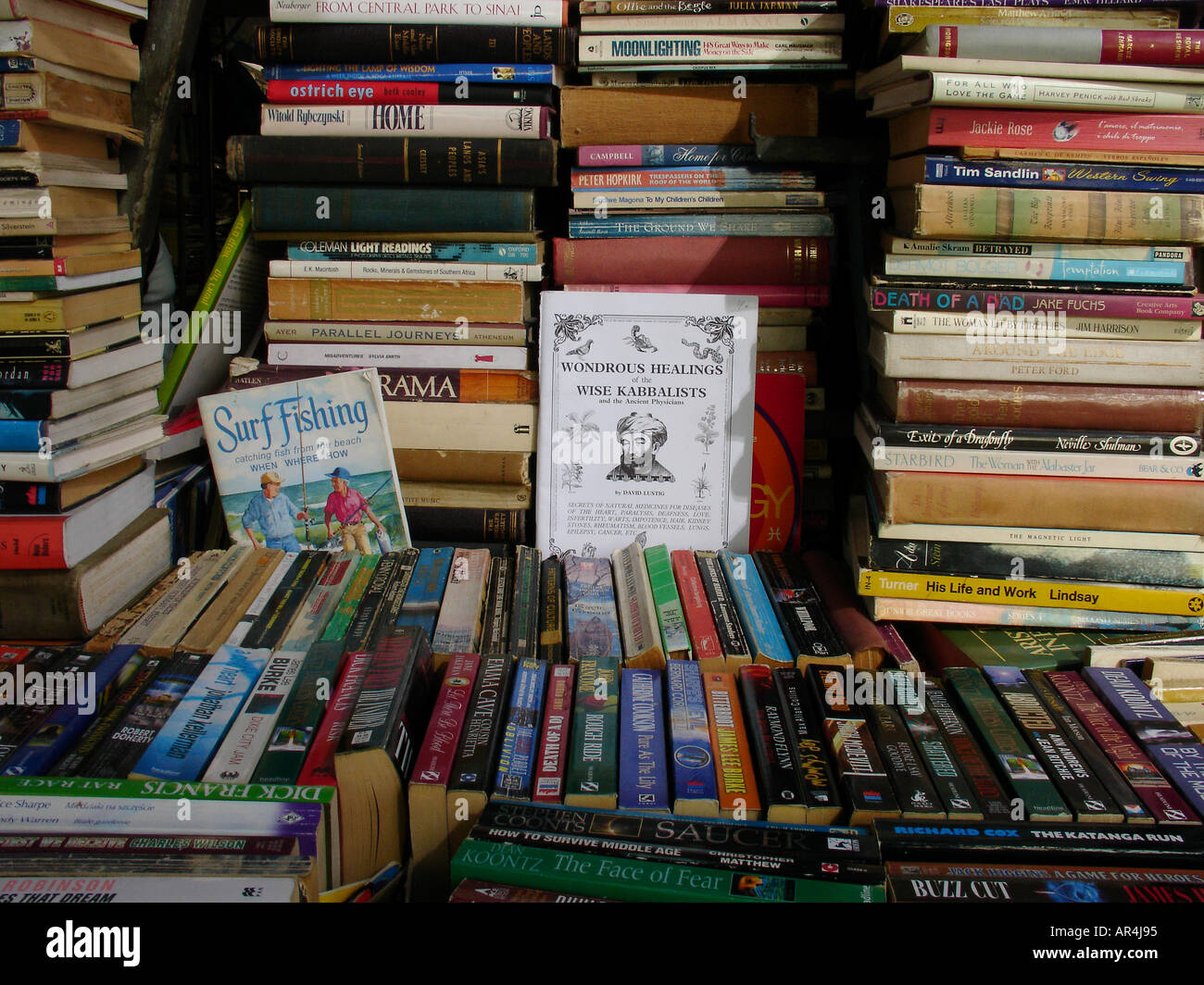 Second hand books in English language Stock Photo - Alamy